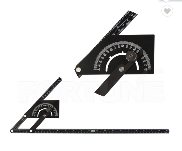 Angle Ruler Aluminum Angle Protractor 180 degree Angle Finder – WNWoodworks
